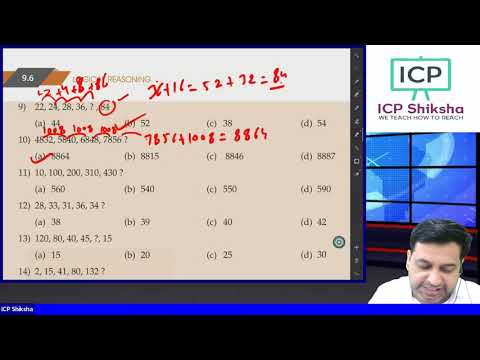 Number Series, Coding and Decoding and Odd Man Video Lecture ...