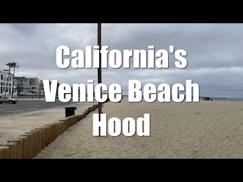 Walking Tour California's Venice Hood | Friendly People & Awesome Beach Front Homes (Narrated)