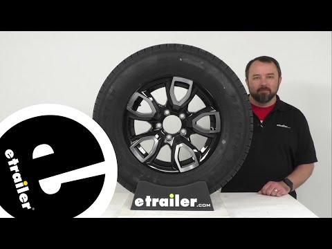 etrailer | Comprehensive Review: Karrier ST205/75R15 Radial Trailer Tire with 15" Aluminum Wheel
