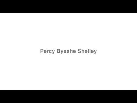 How to Pronounce "Percy Bysshe Shelley"