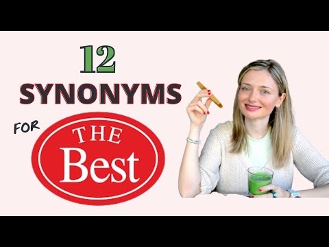 12 more original synonyms for "THE BEST"! 😍