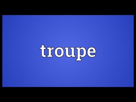 Troupe Meaning