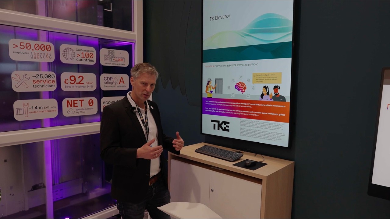 Agentic AI Supported TKE Service Operations at Hannover Messe industry 2026