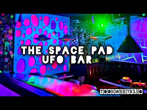The SPACE PAD | UFO Retro Bar | Best Bar in San Diego | Too Sweet Kliq Adventures