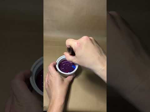 💜PART 1 - beautiful purple project #colors #colours #paintmixing #mix #purple