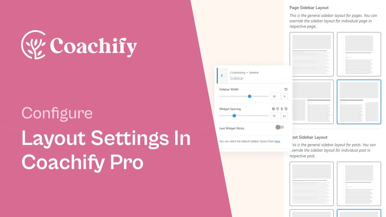 How to Configure Layout Settings | Coachify Pro Tutorial