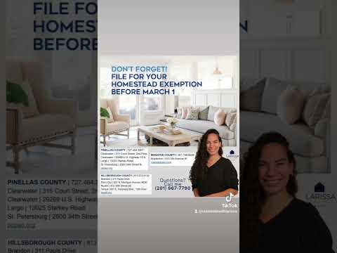 🚨Homestead Exemption will save you money when your property tax comes due! #Homesteading