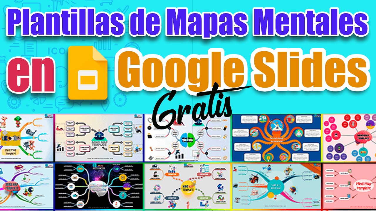 Mapas Mentales ONLINE Plantillas Gratis Editables en Google Slides