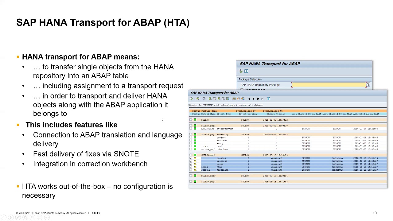 Transporting ABAP and non-ABAP objects | SAP Community Call