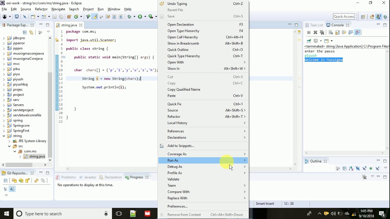 The String Constructor In Java