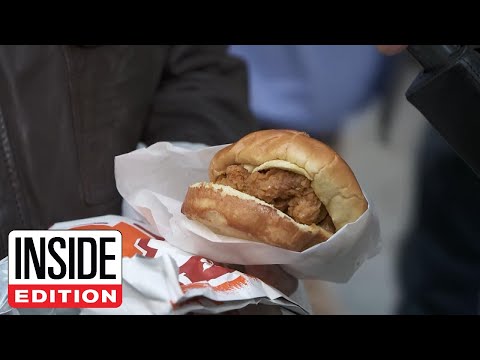 Insane Lines for Popeye’s Chicken Sandwich Return