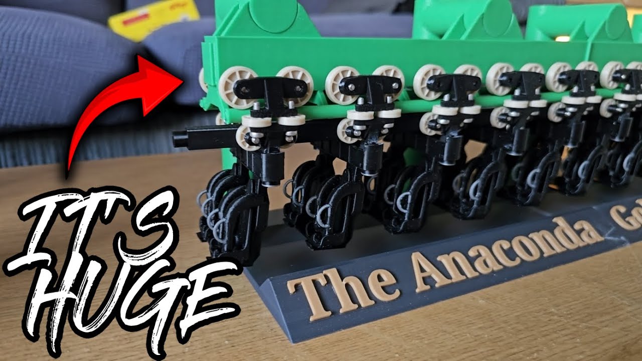My BIGGEST 3D Printed Roller Coaster Train!