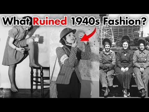 how world war 2 ruined 1940s fashion πΈπ£πΊπΈ