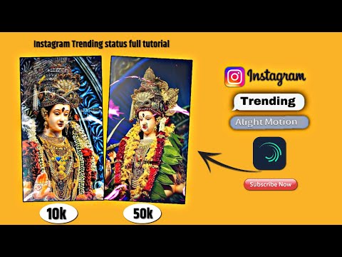 Instagram Trending Status Video Editing | Alight Motion | New Bhakti Status 2024✅