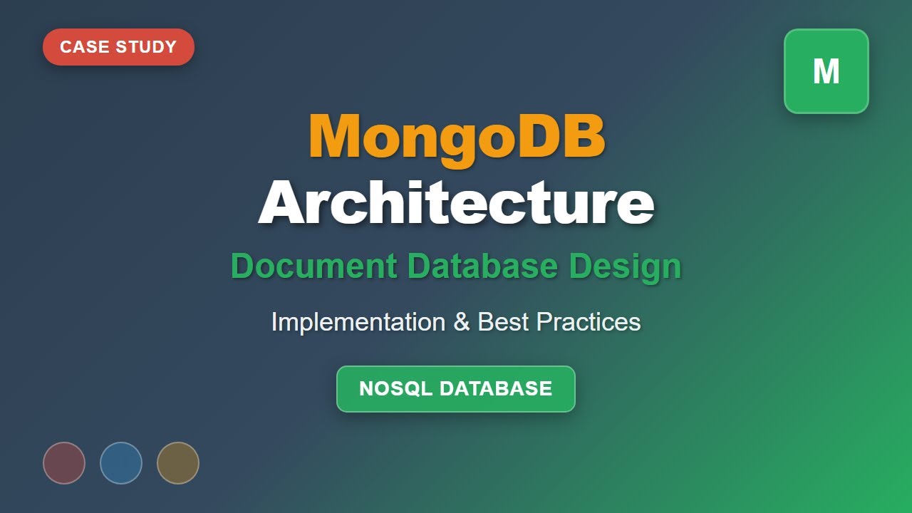 MongoDB Architecture Explained: A Beginner's Guide to NoSQL Databases