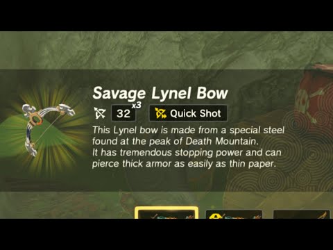 Savage Lynel Bow LOCATION (Treasure Chest) | The Legend of Zelda Tears of the Kingdom