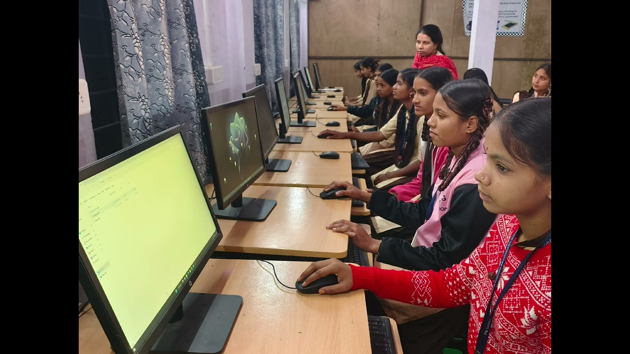 Computer Lab Smart Classrooms In PM Shri Govt Girls Higher Secondary school jobat