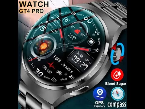 High Definition GPS Smart Watch for Men - HD Screen, AI Voice Assistant, Wireless Calling