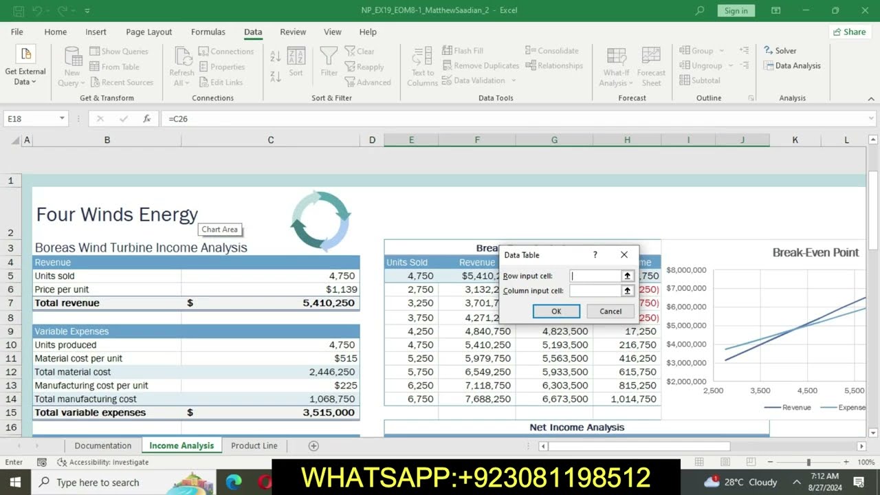 Excel 2019 Module 8 End of Module Project 1 | NP_EX19_EOM8-1 | 2019 Module 8 End of Module Project 1
