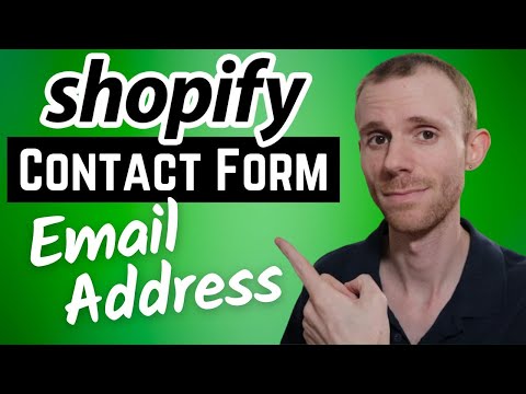 How to Change Shopify Contact Form Email Address