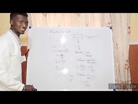 Derivation of drift velocity formula