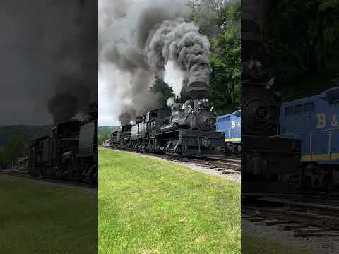 Five Steam Train Parade! Cass Scenic Railroad