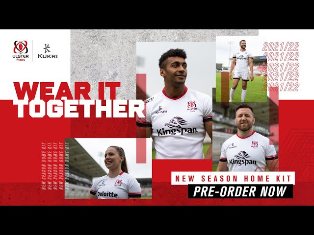 KIT LAUNCH | Ulster Rugby's new Home Kit for the 2021/22 season ...