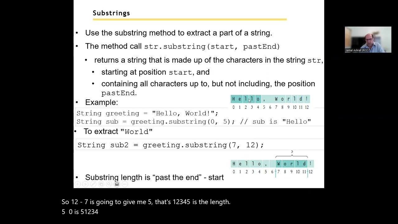 Big Java Chapter 4 – Fundamental Data Types - Part 4 - String Type