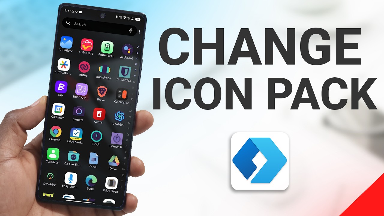 How to Use Icon Packs in Microsoft Launcher