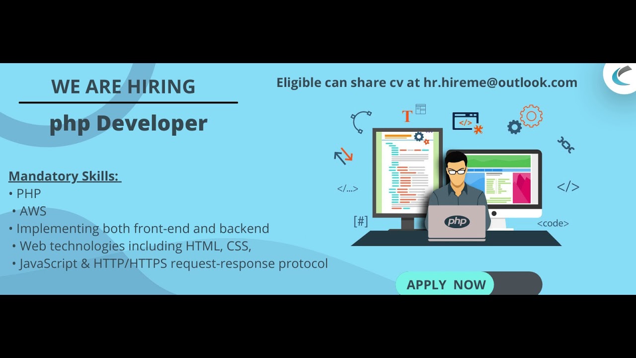 Hiring for PHP Developer with 2 to 5 years experience