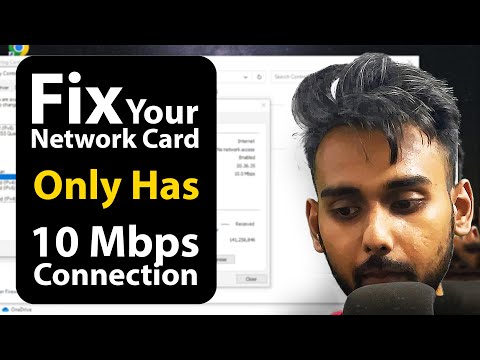 How to Fix Your Network Card Only Has 10.0 Mbps Connection | Troubleshooting Slow Internet Speeds