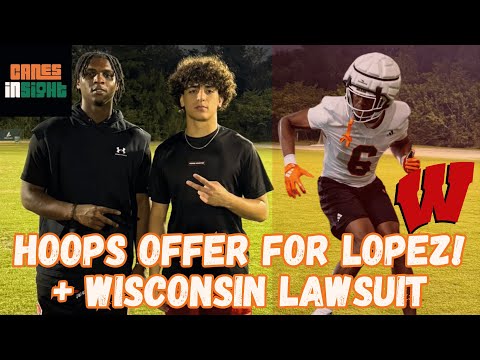 Breakfast with CanesInSight: Jasen Lopez gets hoops offer + Wisconsin SUES Miami for Xavier Lucas