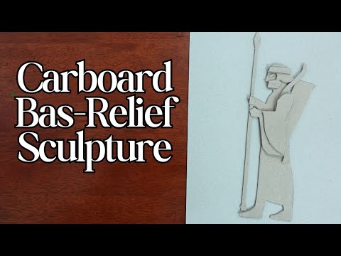 Cardboard Bas-Relief Sculpture Tutorial | Ancient History Crafts for Kids