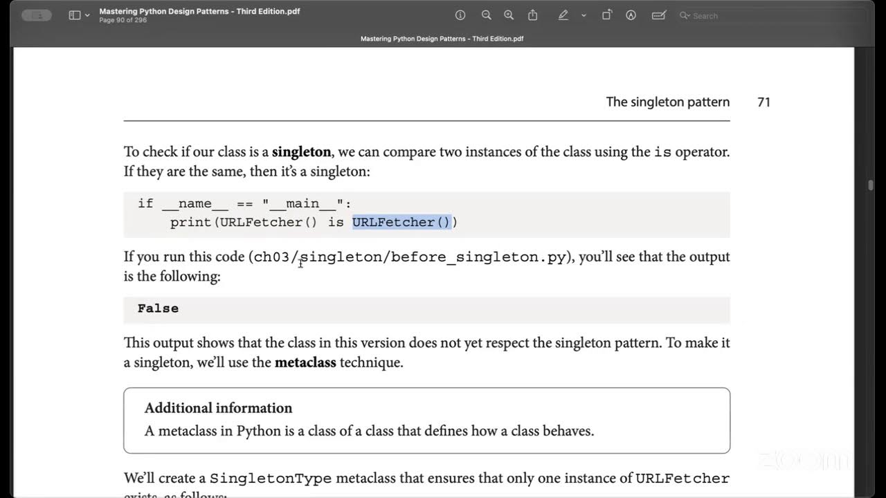 Python - Book 1 - Mastering Python Design Patterns - Part 2