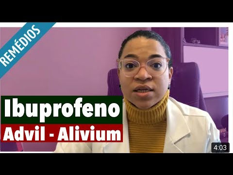 IBUPROFENO ( Advil - Alivium) : uso, para que serve, riscos e contra-indicações.