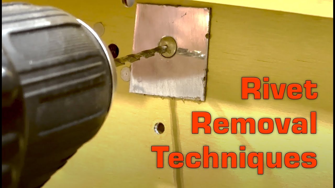 Aviation: Vans RV Aircraft - Rivet Removal Techniques with DAR Scott ...