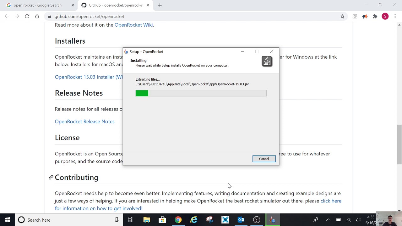 How to install OpenRocket