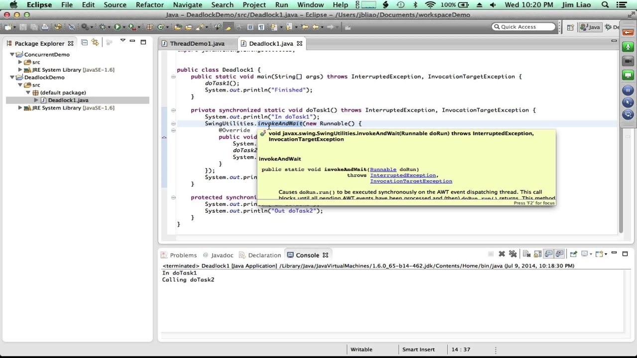 Java Synchronization and Deadlocks