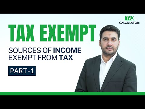 What is Tax Exemption? | Tax Exemption in Pakistan (Part-1)