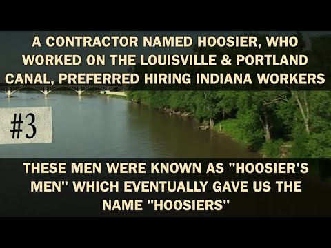 Where does the word "Hoosier" come from?