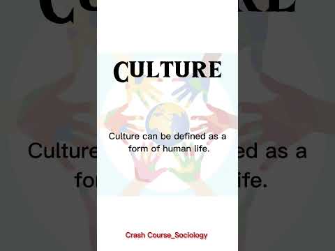 What is meant by Culture? #crashcourse #sociology