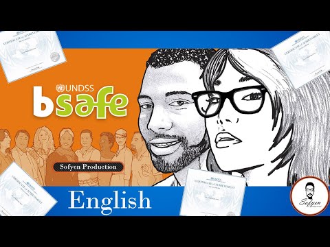 UNDSS certification BSAFE - English - certification from United Nations