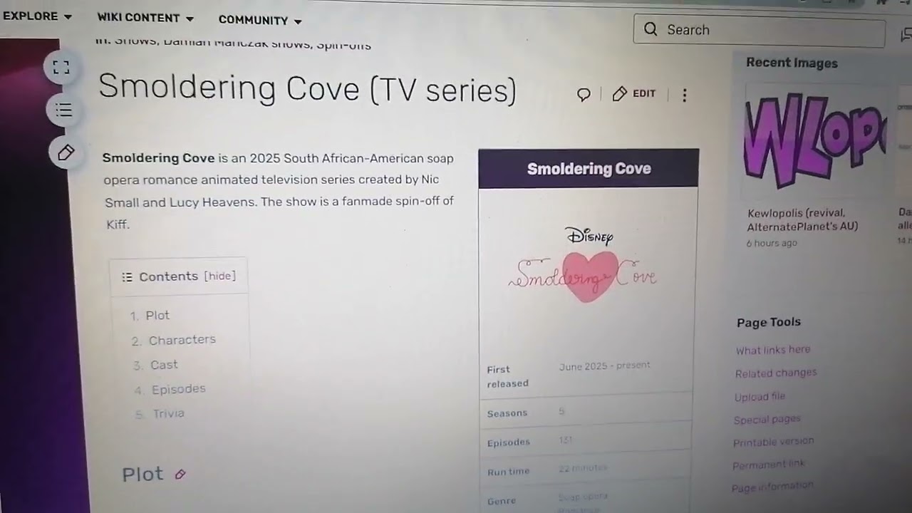 (Last video of 2025) Smoldering Cove on Lola and Virginia Fanon Wiki