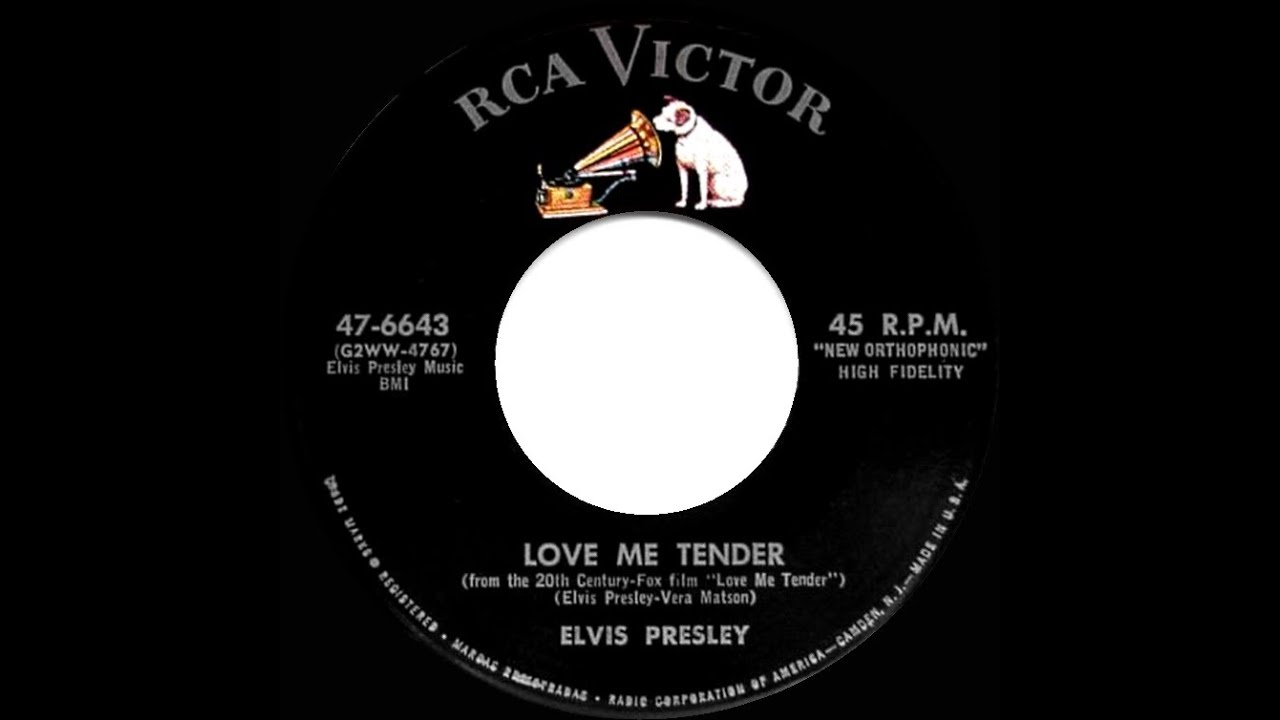 1956 HITS ARCHIVE: Love Me Tender - Elvis Presley (a #1 record)