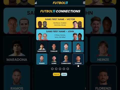 Futbol11 Connections (April 16th) #connections #football #futbol #fyp #foryou