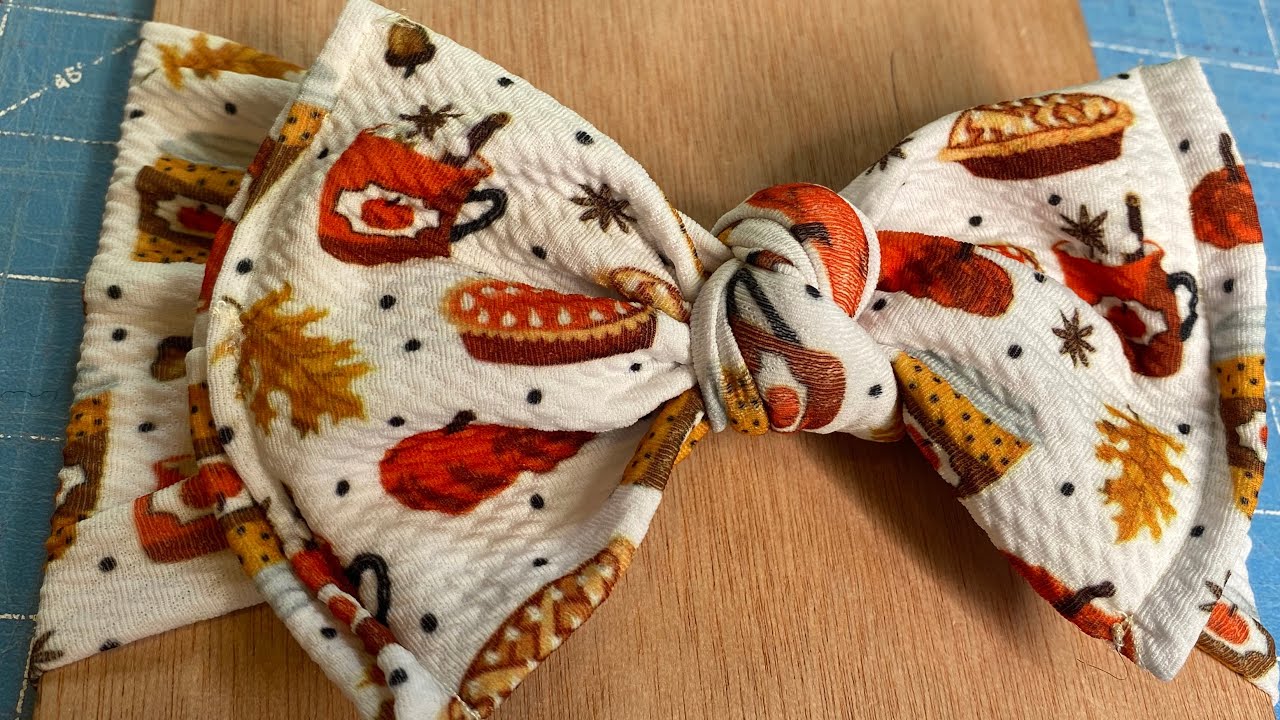 DIY knotted chunky headband Tutorial