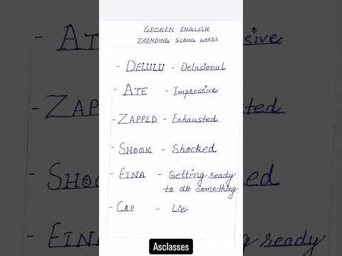 Slang Words | Slang Lingo |Learn Modern Lingo #shortsvideo #shorts #shortsfeed #ytshorts