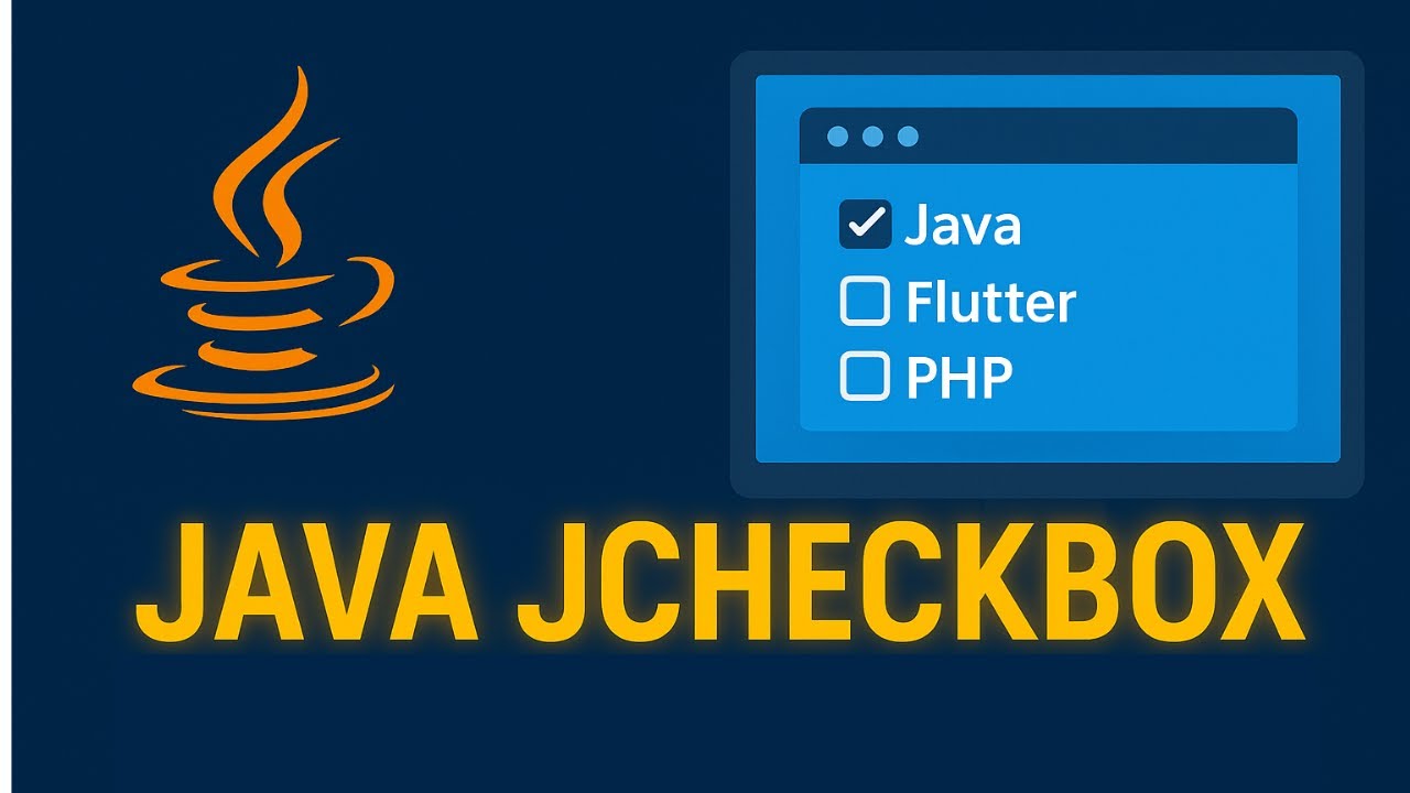 Java GUI: How to Create CheckBox in Java Swing | #5
