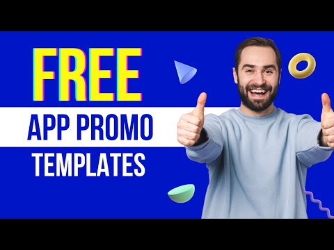 Mobile App Promo Free Template, Adobe After Effects With Tutorial
