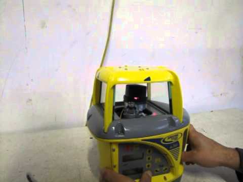 *SOLD* Timble Spectra GL720 Dual Slope Grade Laser with receiver